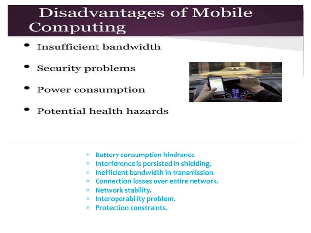 Mobile Computing and its Advantages, Disadvantages and Applications ...