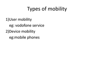 Mobile computing | PPT