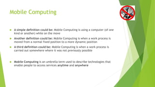 Mobile computing | PPT