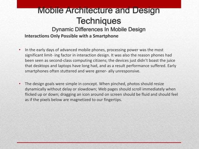Architecture Of Mobile Software Applications Pptx Operating Systems Computer Software And