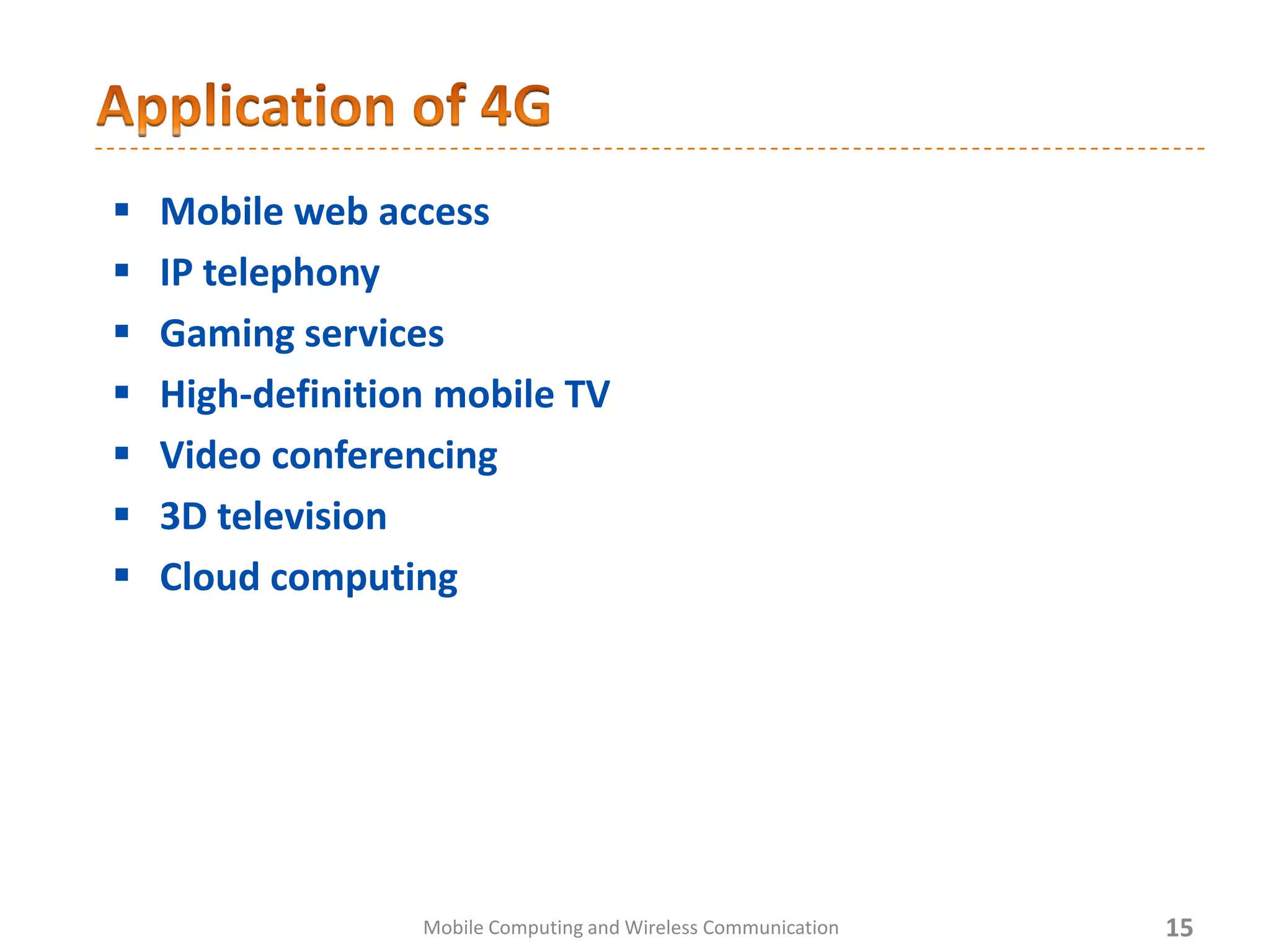 4G 5G technology | PPTX