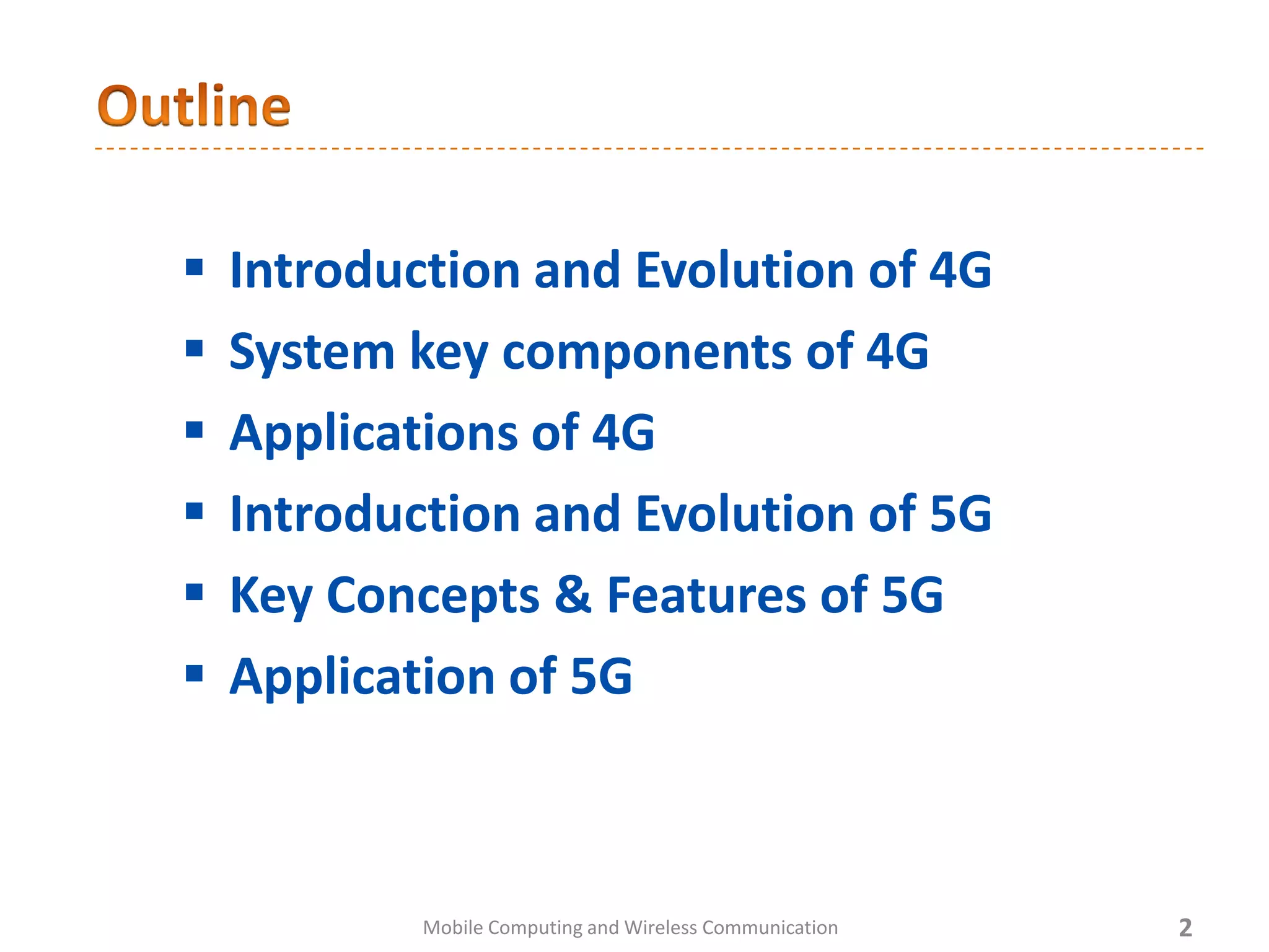 4G 5G technology | PPTX