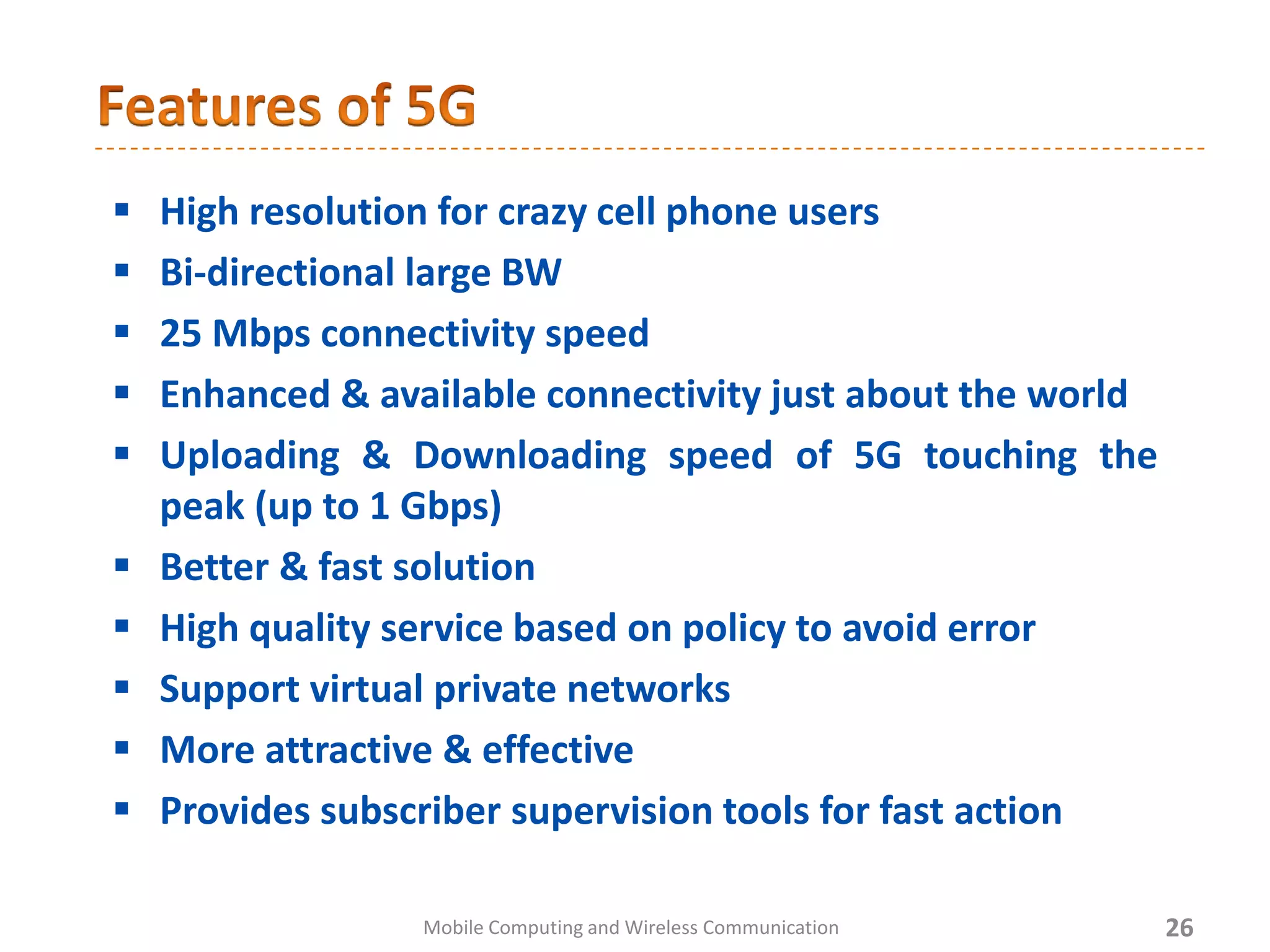 4G 5G technology | PPTX
