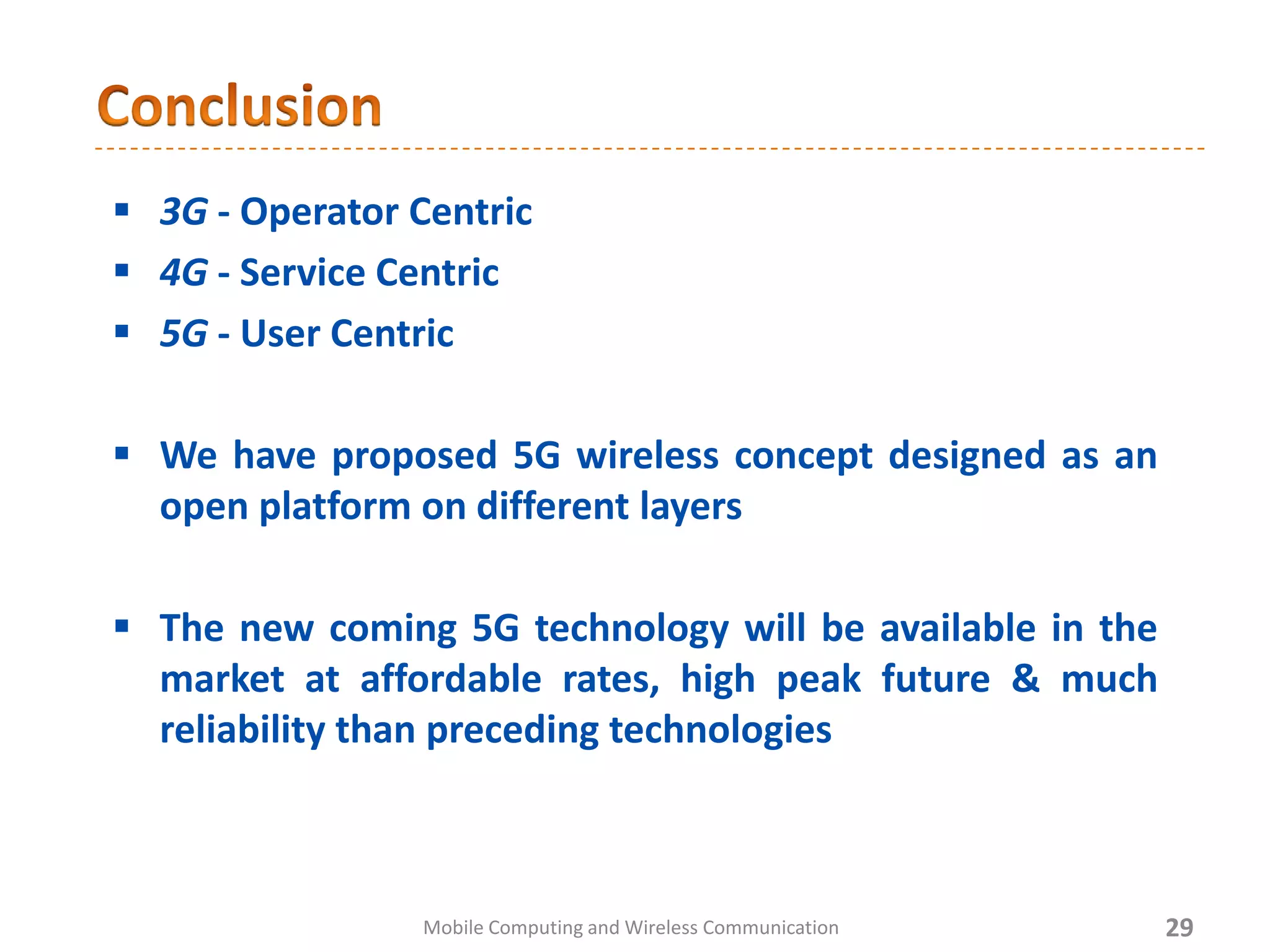 4G 5G technology | PPTX