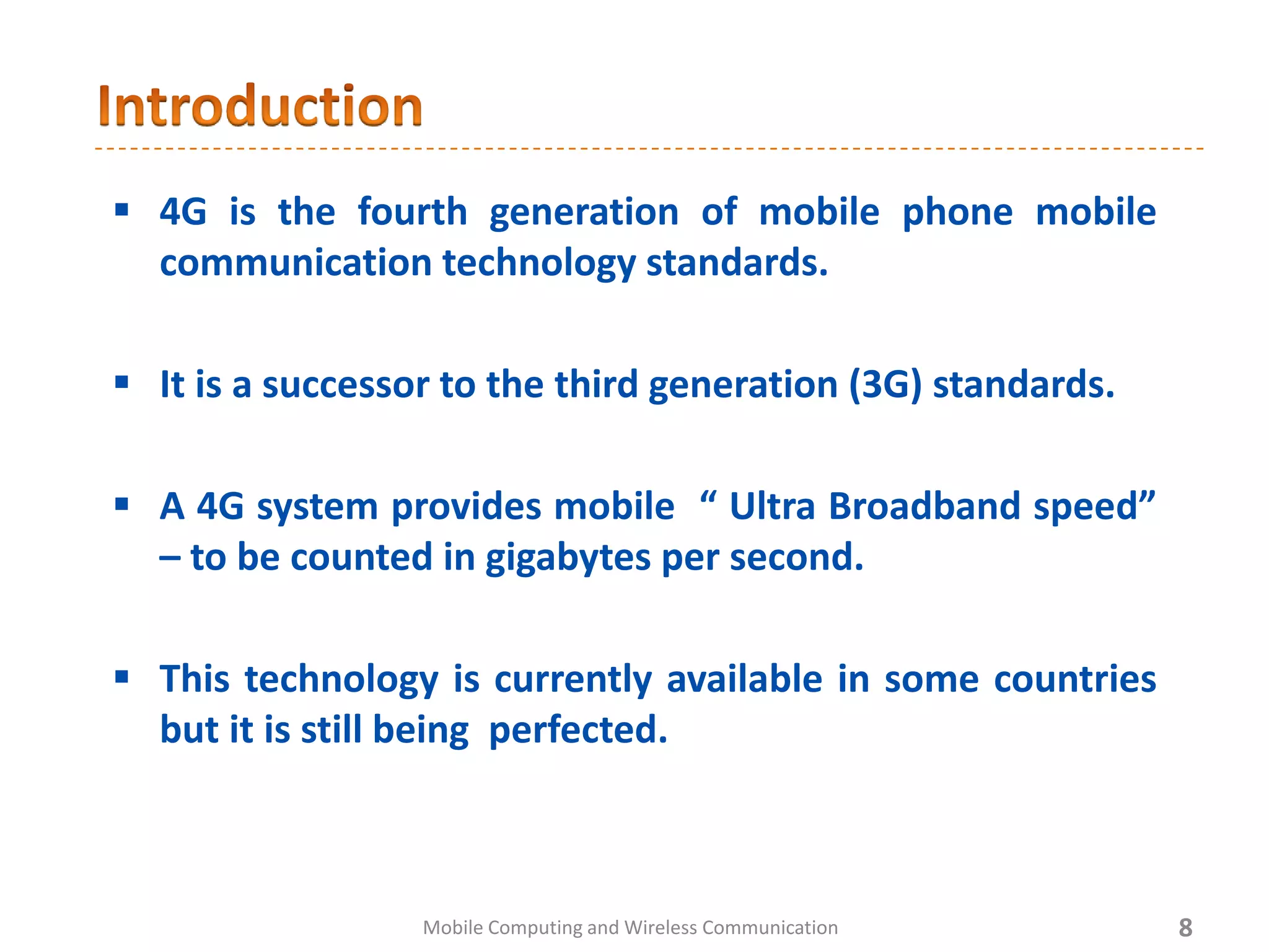 4G 5G technology | PPTX