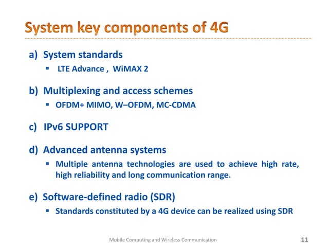 4G 5G technology | PPTX