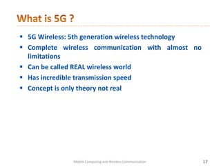 4G 5G technology | PPTX