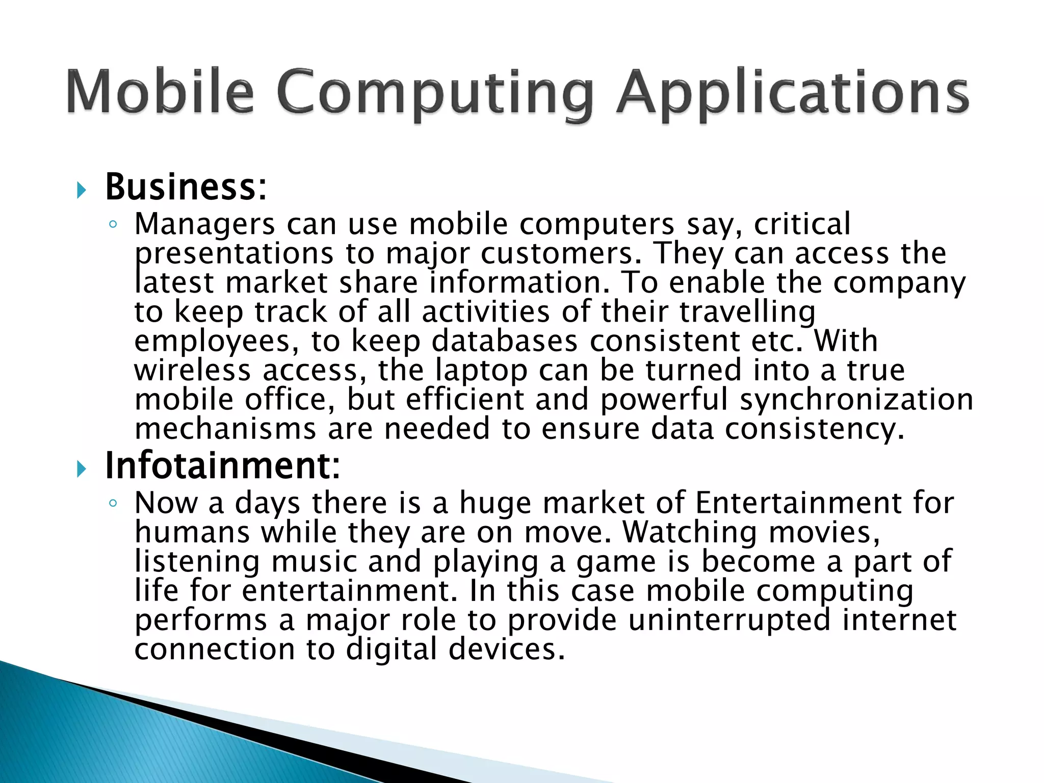 Mobile Computing Unit 1 Material Pdf