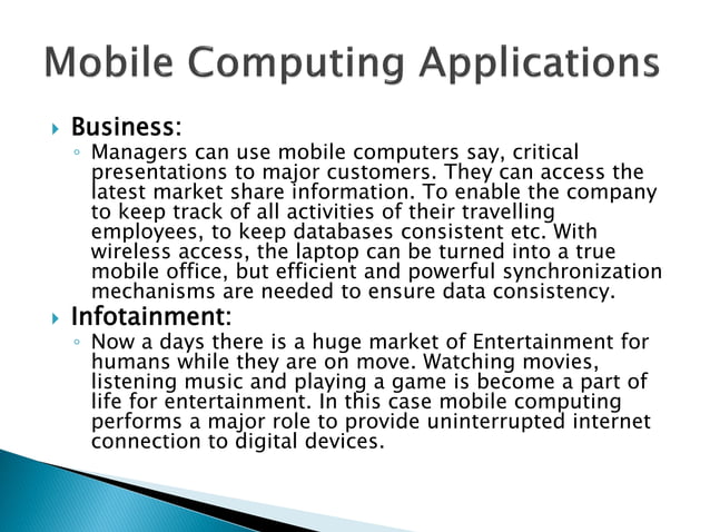 Mobile Computing Unit 1 Material Pdf