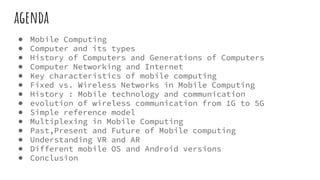 Past, Present and Future of Mobile Computing | PPT