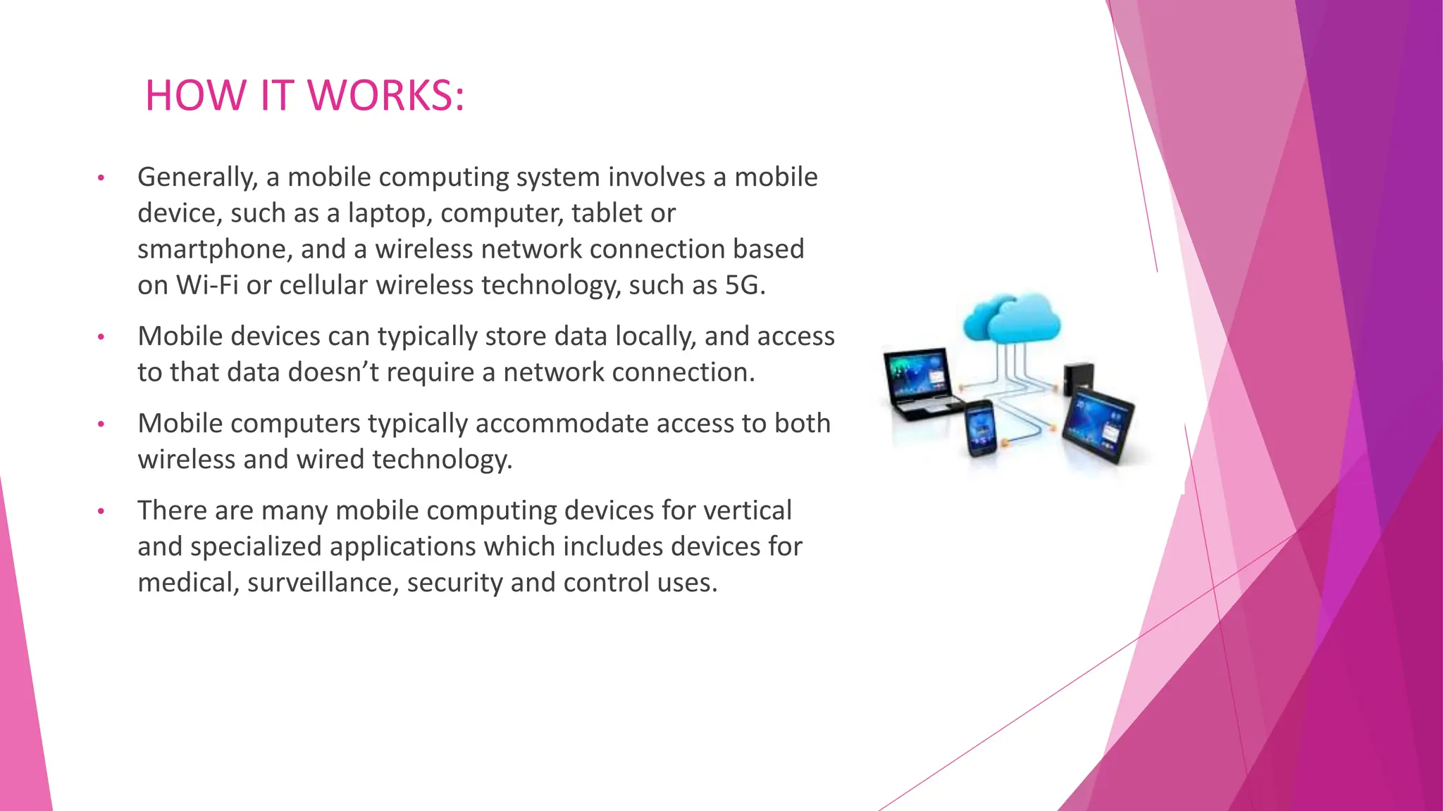 Mobile Computing And Application 2pptx Internet Computing