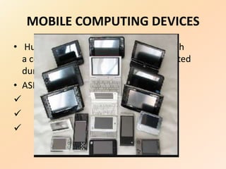 Mobile computing devices | PPT