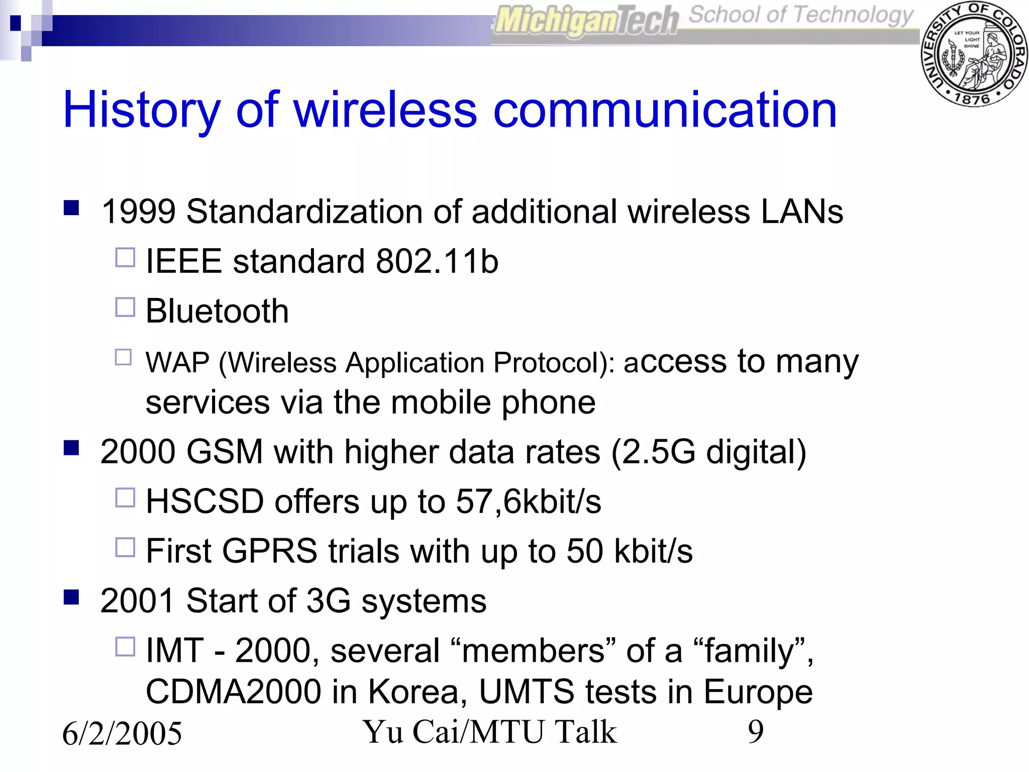 Past, Present and Future of Mobile Computing | PPT