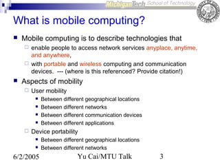 Past, Present and Future of Mobile Computing | PPT