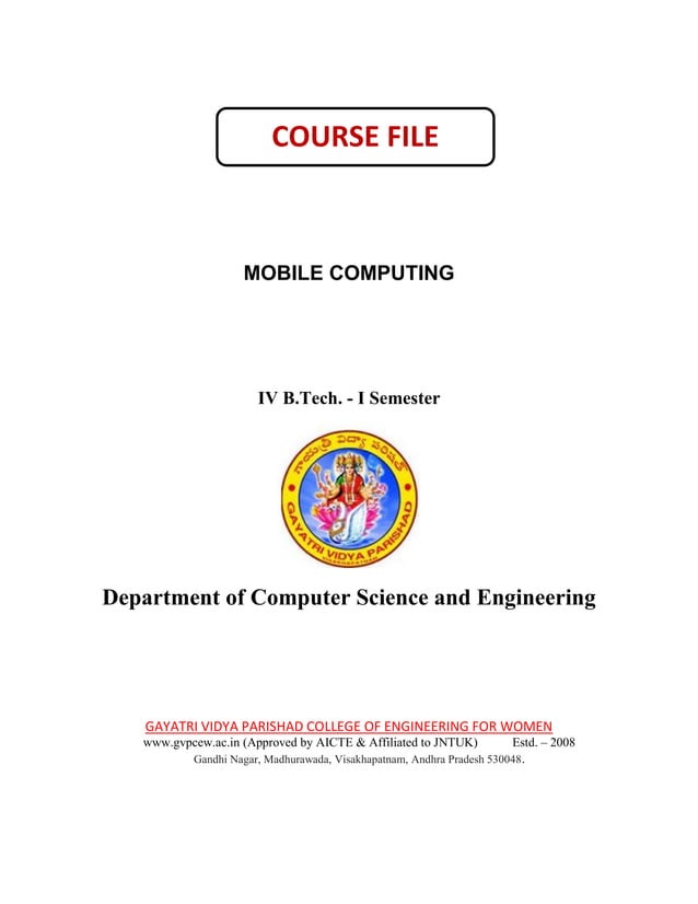 Mobile computing notes and material | PDF | Smartphones | Consumer ...