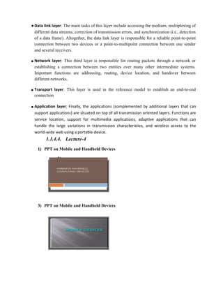 Mobile computing notes and material | PDF