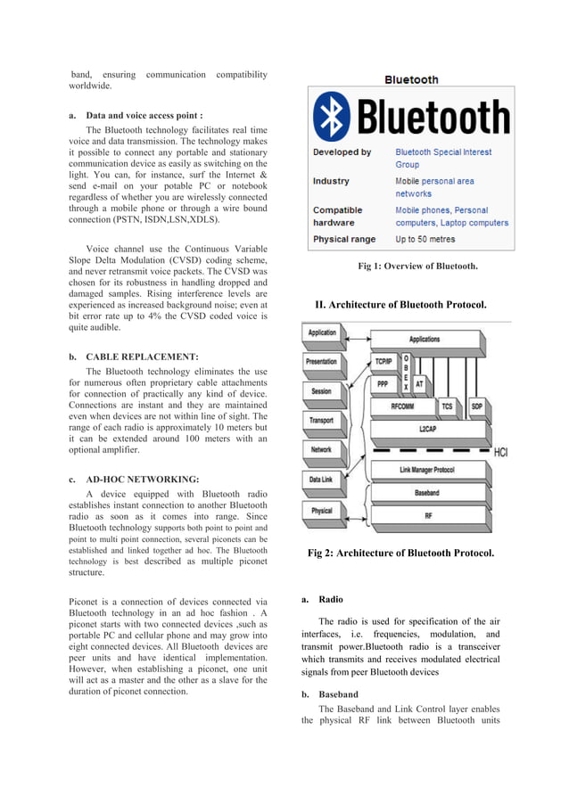 Protocols in Bluetooth | PDF