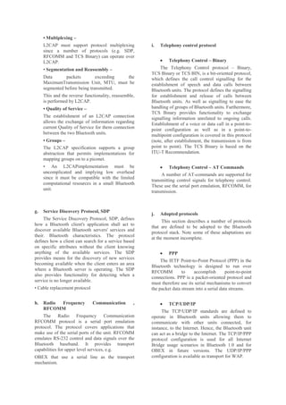Protocols in Bluetooth | PDF