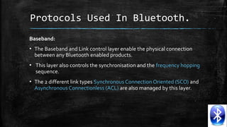 Protols used in bluetooth | PPT | Computer Networking | Computing