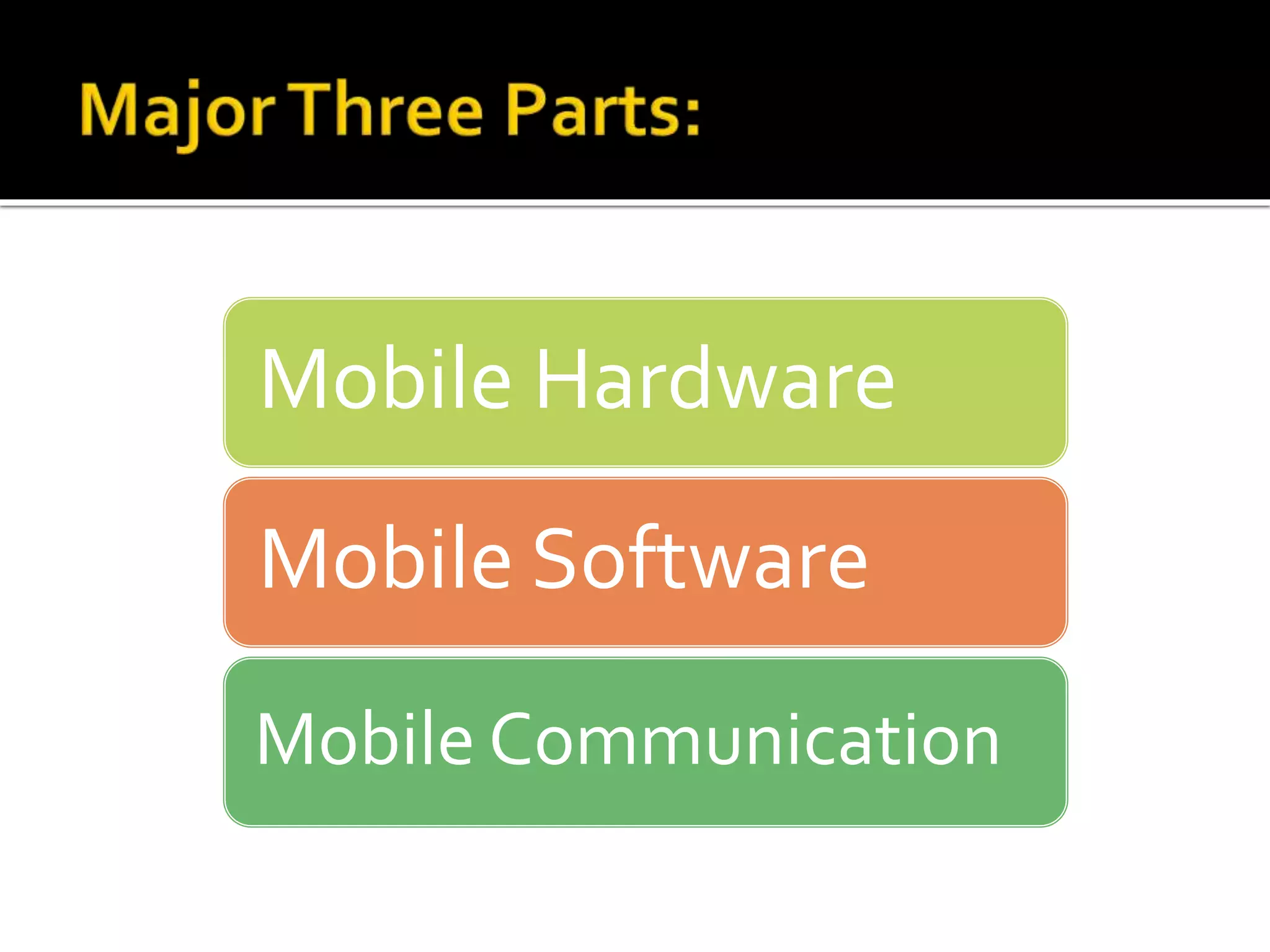 Mobile Computing Pptx Operating Systems Computer Software And Applications