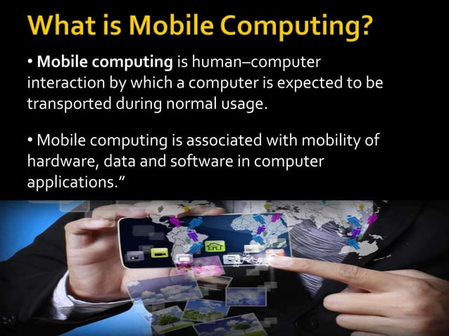 Mobile Computing Pptx Operating Systems Computer Software And Applications