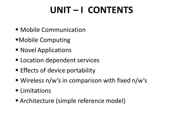 Mobile computing | PDF | Computer Networking | Computing