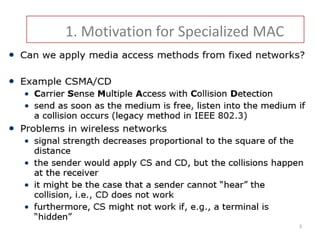 Mobile computing (Wireless) Medium Access Control (MAC) | PDF