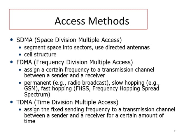 Mobile computing (Wireless) Medium Access Control (MAC) | PDF