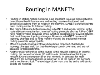 Mobile computing Mobile Adhoc Networks (MANETs) | PDF
