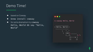 MobileConf 2021 Slides: Let's build macOS CLI Utilities using Swift | PPT