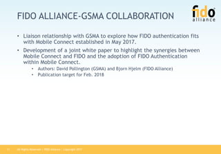 FIDO and Mobile Connect | PPT