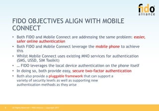 FIDO and Mobile Connect | PPT