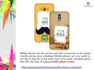 Trendy Customized Mobile Cover for your smartphones | PPTX
