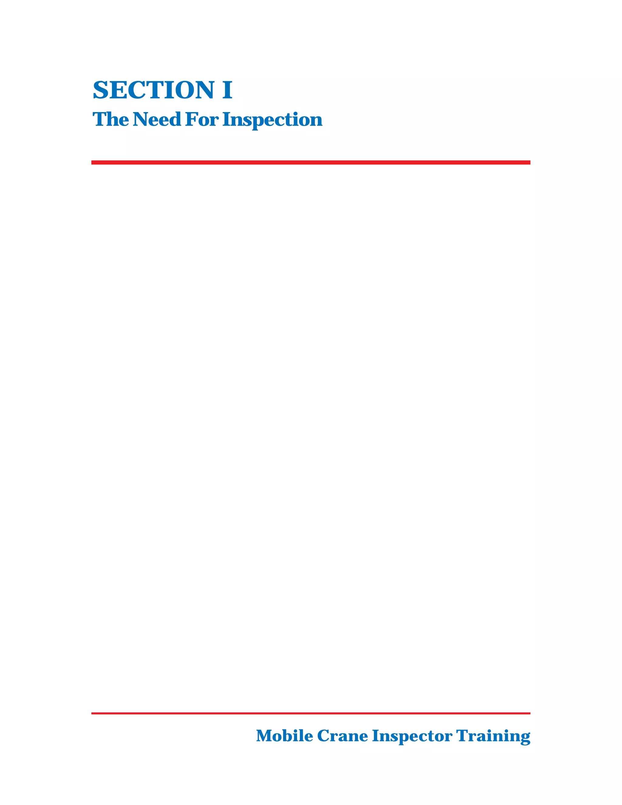 Mobile Crane Inspector Training Student Manual Pdf