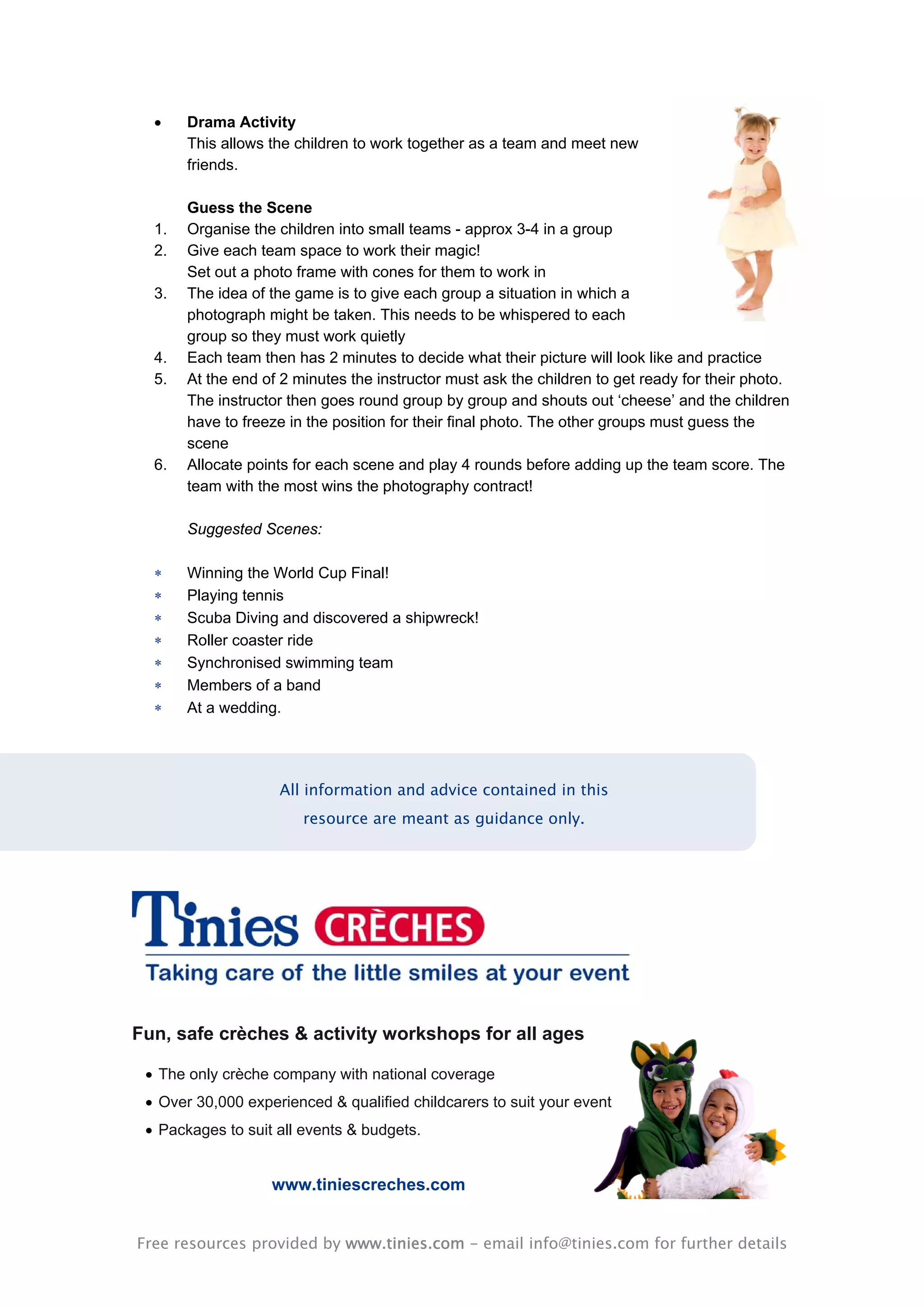 Mobile creche activities | PDF