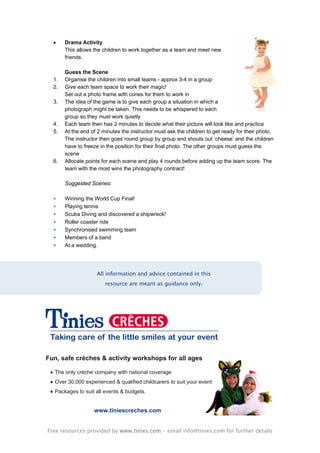 Mobile creche activities | PDF