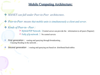 Mobile Database ,alrazgi | PPT | Databases | Computer Software and Applications
