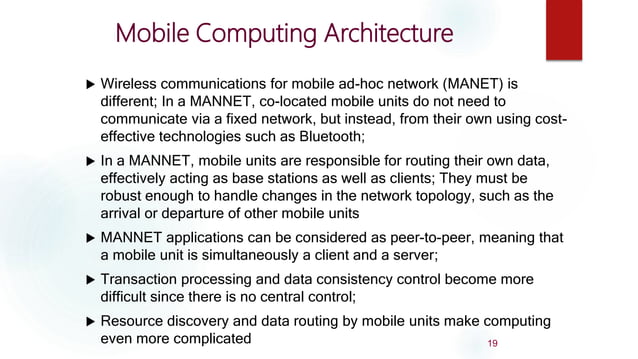 Mobile databases | PPTX