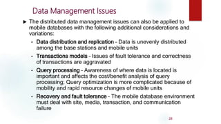 Mobile databases | PPTX