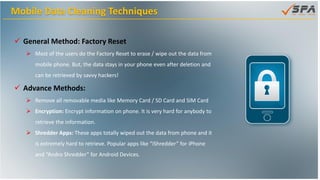 How to ensure your mobile data is secured | PDF