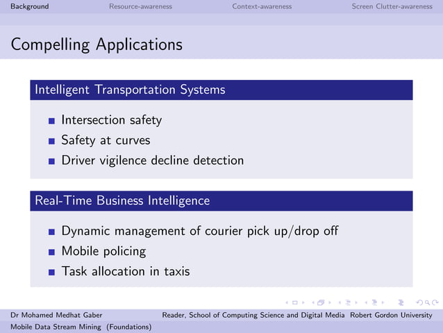 Mobile Data Stream Mining Foundations Ppt