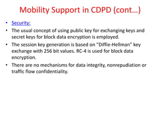 Mobile Data Networks | PDF