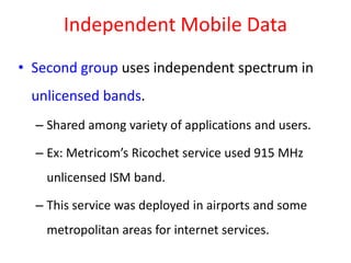 Mobile Data Networks | PDF