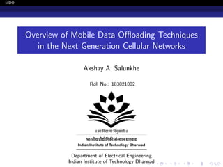 Mobile data offloading | PPT