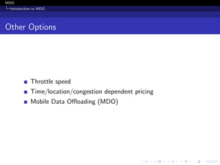 Mobile data offloading | PPT