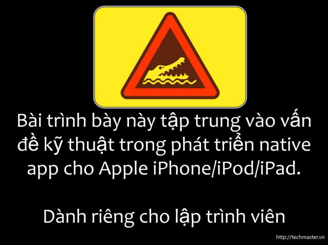 Apple iOS Memory Management - Vietnamese version | PPTX