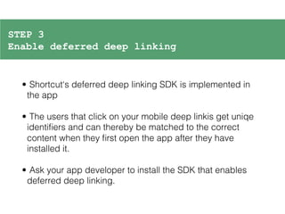 Mobile Deep Linking - Definition, Benefits and Implementation | PPT