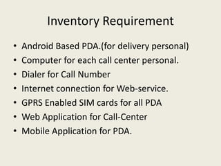Mobile delivery solution | PPT