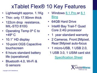 MobileDemand xtablet Flex 10 | PPTX