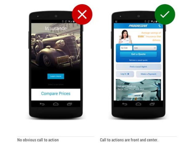 Mobile design examples | PPT